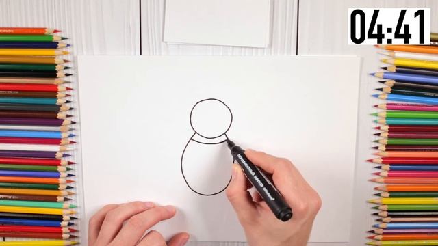 Сюрприз - нарисуем как можно больше животных за 10 минут. Кубик Рубрик (6+)