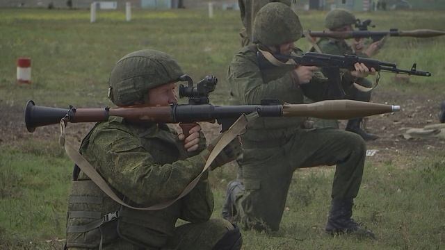 Огневая подготовка мобилизованных в Ростовской области - мобилизация в России для участия в СВО