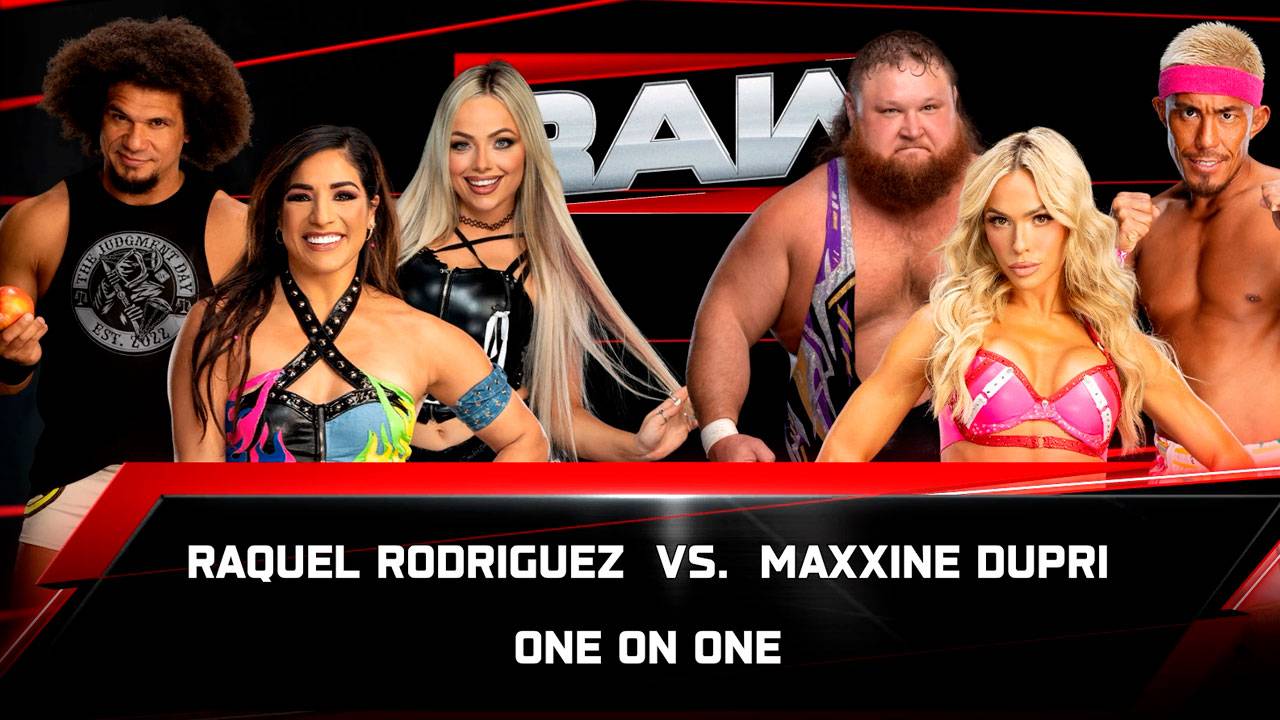 Raquel Rodriguez VS Maxxine Dupri - Monday Night Raw - WWE 2K25 #4