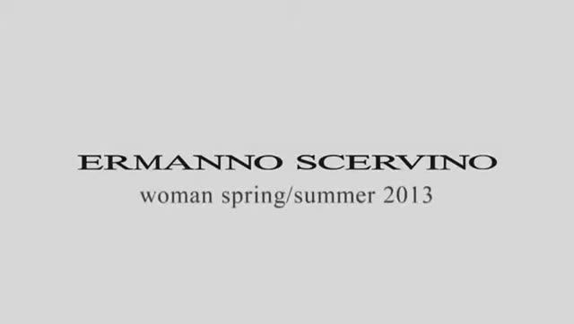 Показ женской коллекции Ermanno Scervino весна-лето 2013
