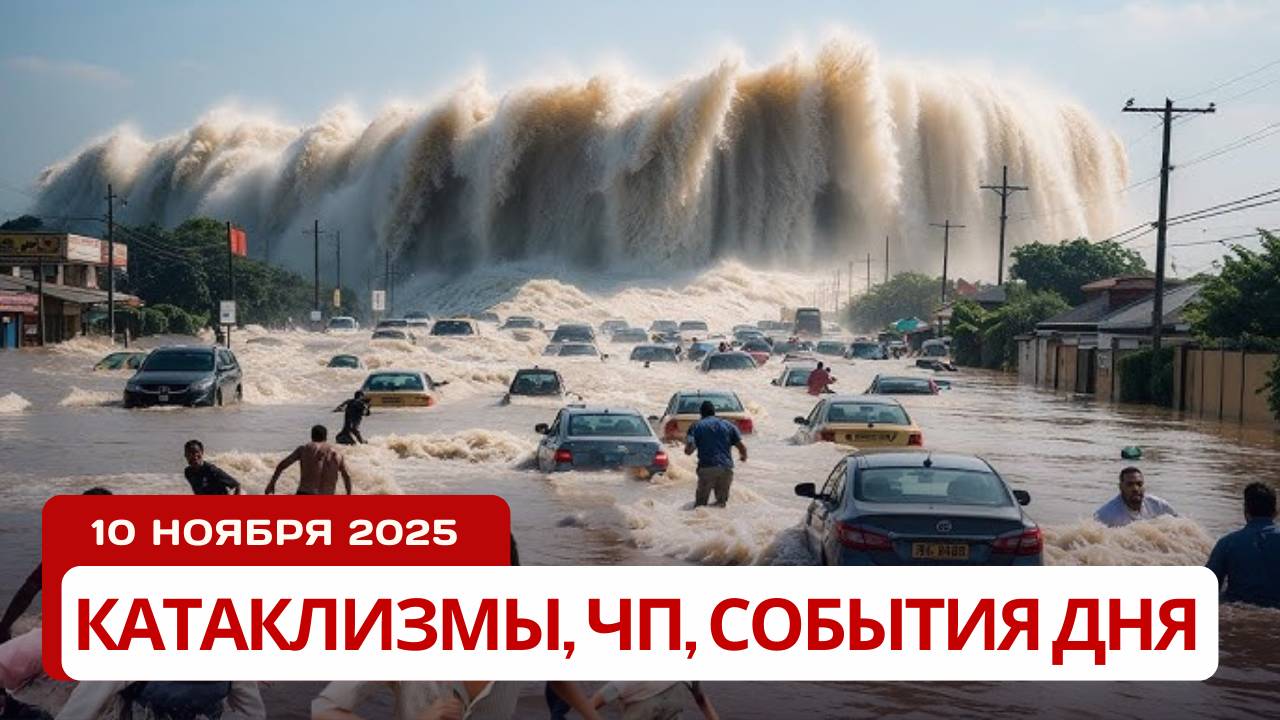 Новости Сегодня 10.11.2025 -  Катаклизмы за сегодня, ЧП, События Дня | США Европа Китай Россия Индия