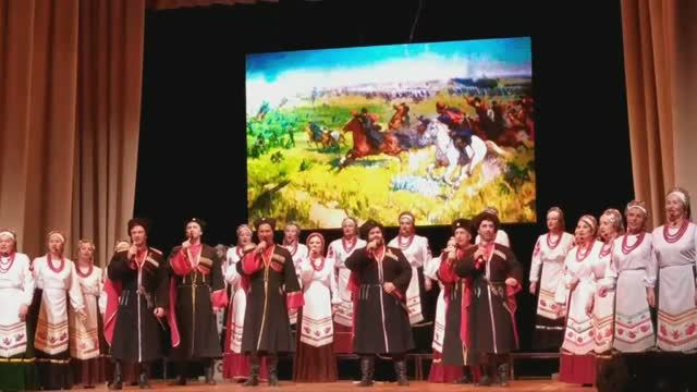 "За Кубанью огонь горыть": народный казачий хор ЦК "Родина" (г. Анапа, 09.11.2025)