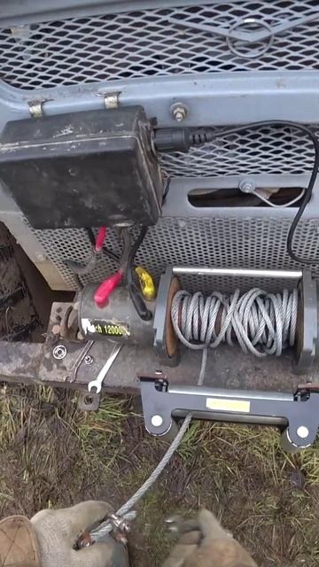 Самостоятельная установка лебёдки: мой опыт