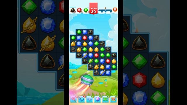 Jewel Legend 85 и 86 уровень три в ряд