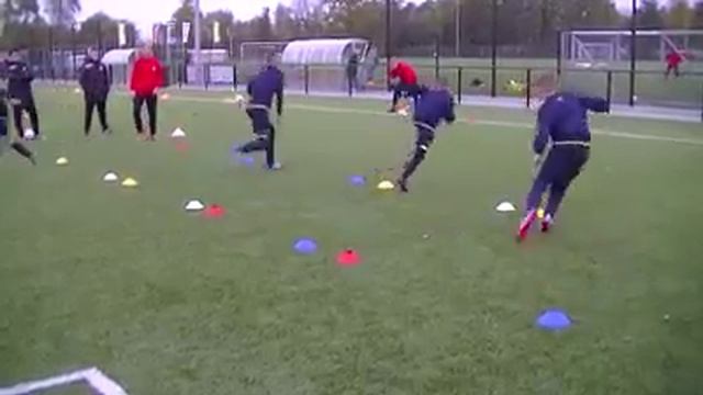 Упражнение на быстроту (футбол)