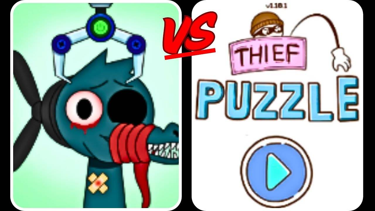 🌈SPRUNKI Scary Monster Transformation vs Thief Puzzle