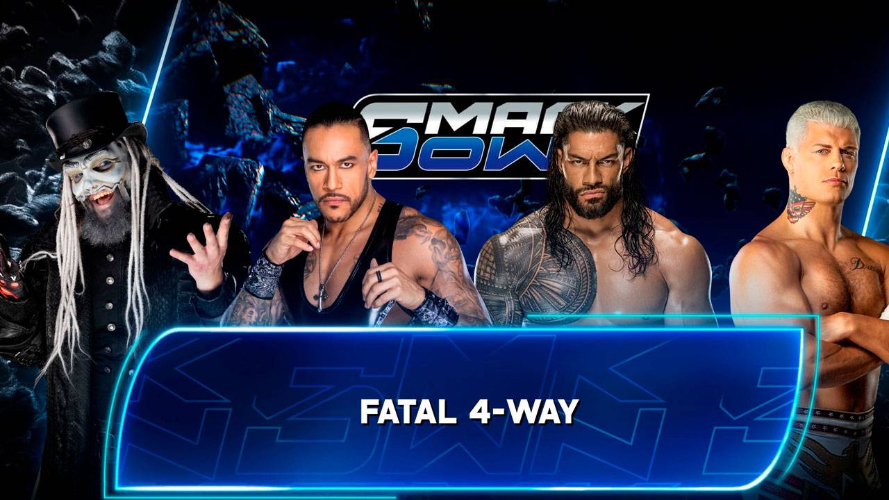 Damian Priest VS Roman Reigns VS Uncle Howdy VS Cody Rhodes - SmackDown - WWE 2K25 #10