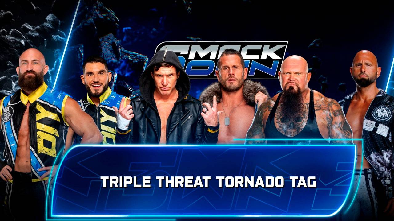 Sabin & Shelley VSCiampa & Gargano VS Gallows & Anderson - SmackDown - WWE 2K25 #8