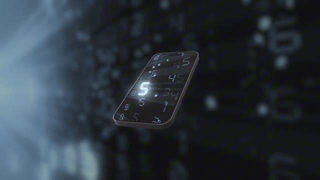 Смартфоны и цифровизация // динамичные футажи