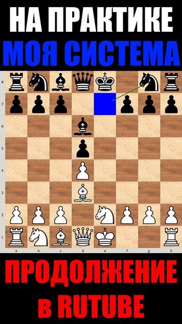 Шахматы ♕ НИМЦОВИЧ МОЯ СИСТЕМА НА ПРАКТИКЕ  ♕ #shorts №49
