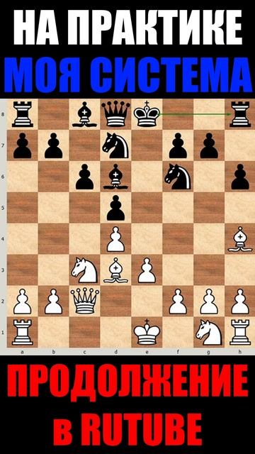 Шахматы ♕ НИМЦОВИЧ МОЯ СИСТЕМА НА ПРАКТИКЕ  ♕ #shorts №39