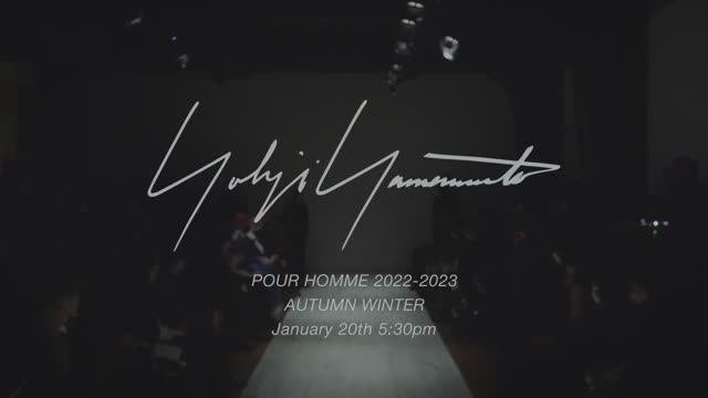 Показ мужской одежды Yohji Yamamoto осень-зима 2022-2023