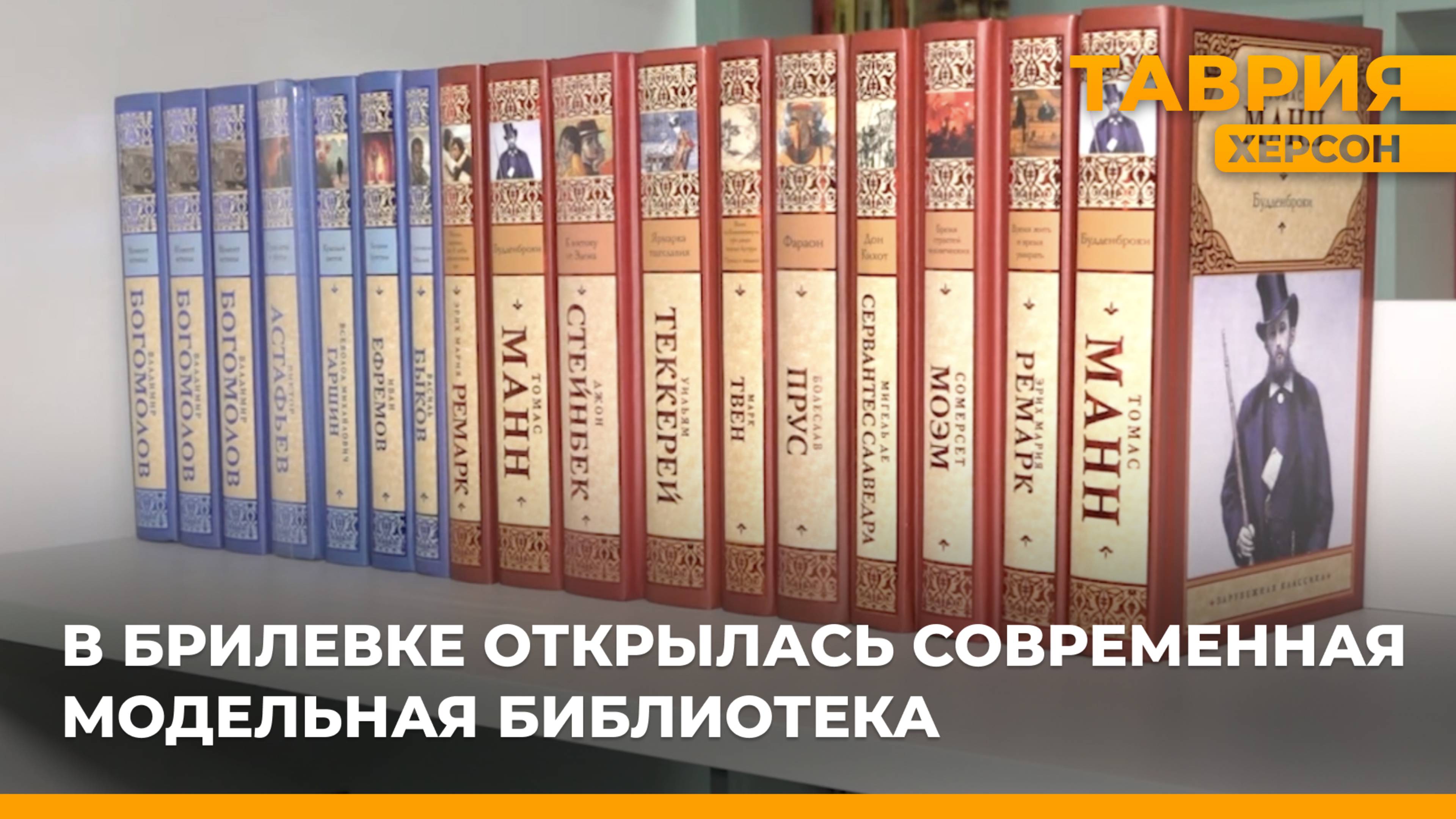 В Брилевке открылась современная модельная библиотека
