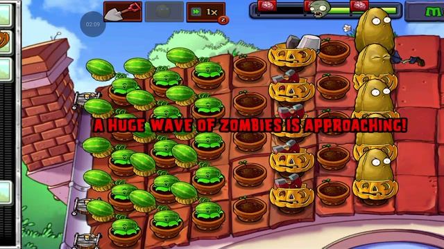 Прохожу мини игру в PVZ 1 "Колонка как вы видите их"