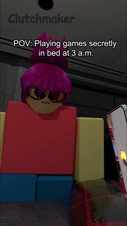 POV: Playing games secretly in bed at 3 a.m. #shorts #short #roblox #funny #robloxmemes