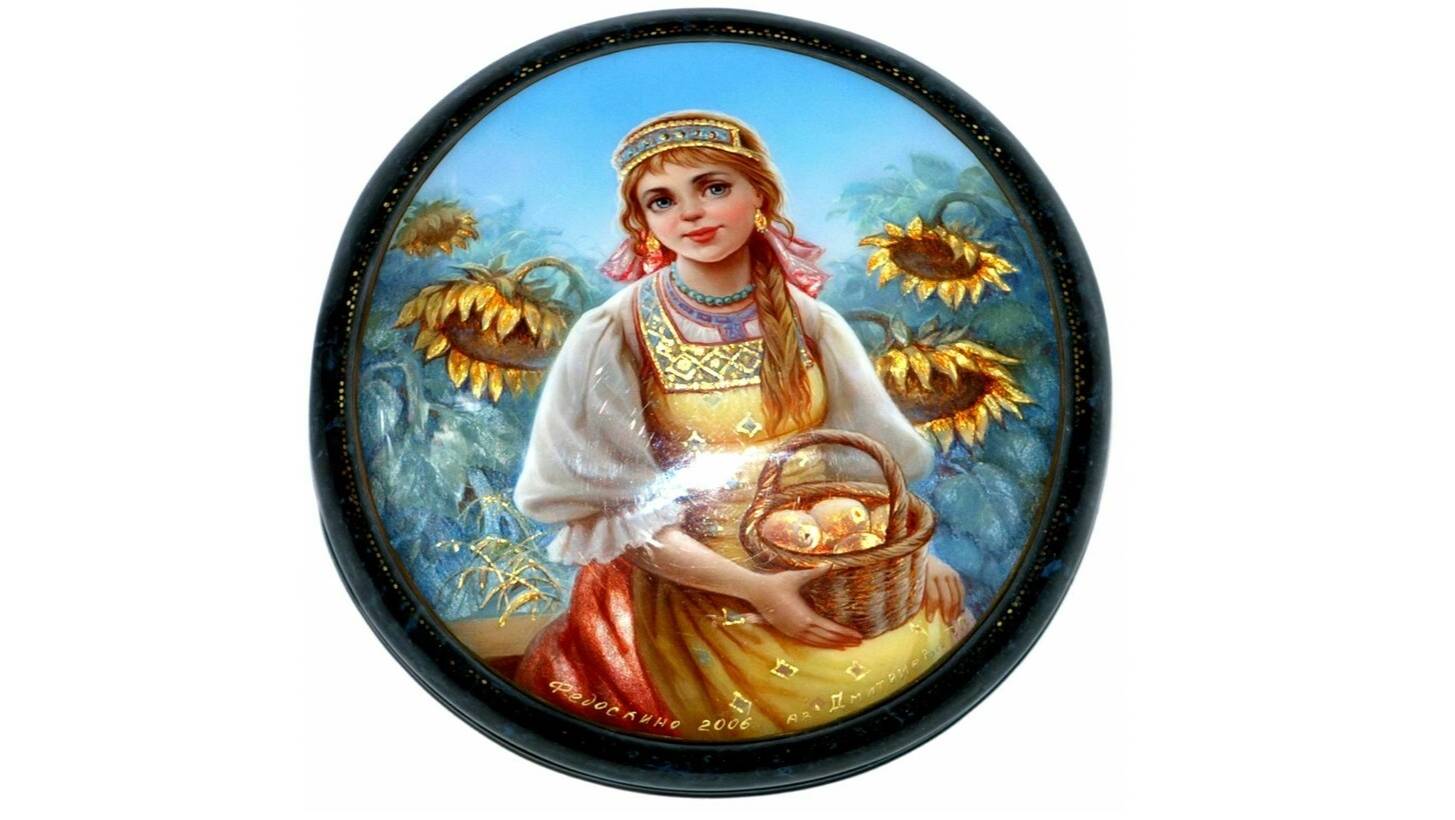 ВЕЛИКИЕ РУССКИЕ МАСТЕРА. НАРОДНОЙ ФЕДОСКИНСКОЙ РОСПИСИ