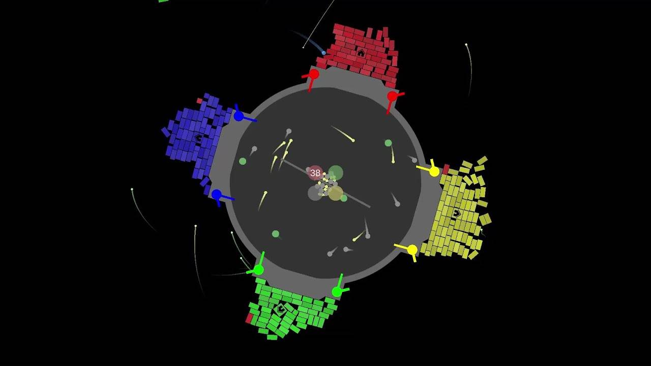 261. Шарики: Орбитальное разрушение замков | Marble: Orbital Castle Destruction | Кто победит?
