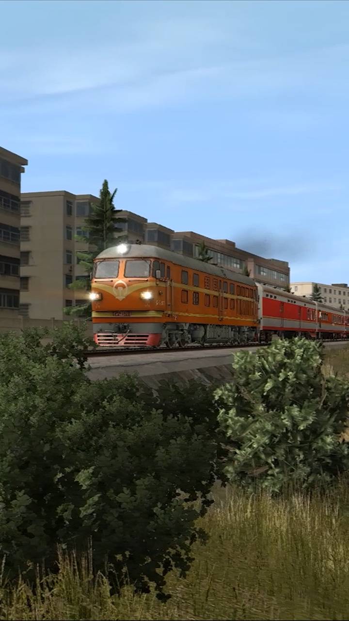 Железная дорога. Китай. Симулятор Trainz 2012.