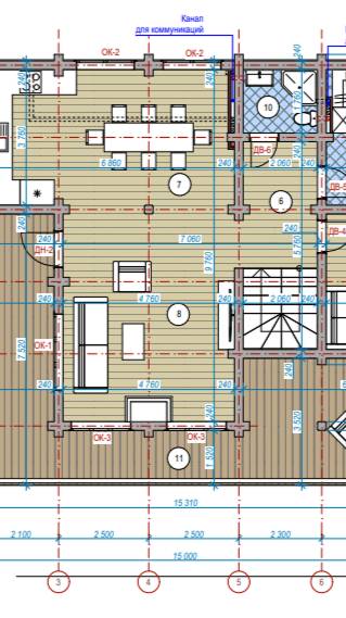 ДОМ ИЗ КЛЕЕНОГО БРУСА ПОД КЛЮЧ #Shorts