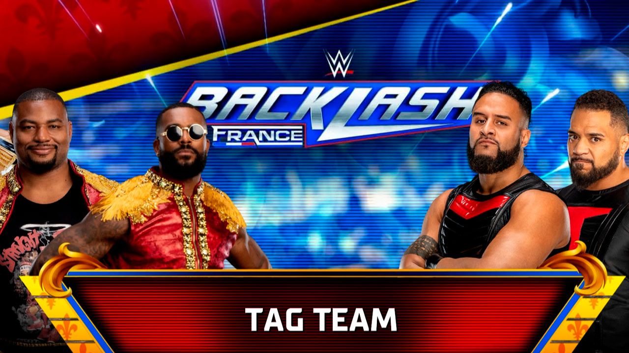 Montez Ford & Angelo Dawkins VS Tama Tonga & Tonga Loa - BackLash - WWE 2K25 #15