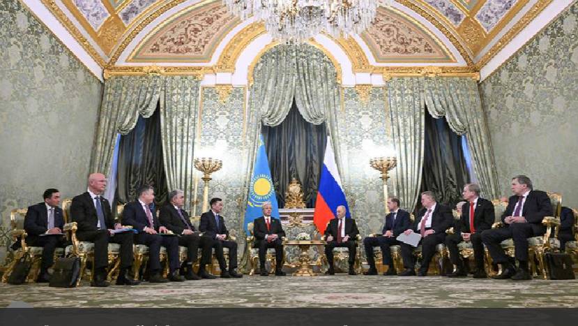 В Кремле рассказал подробности прошедших переговоров Путина и Токаева