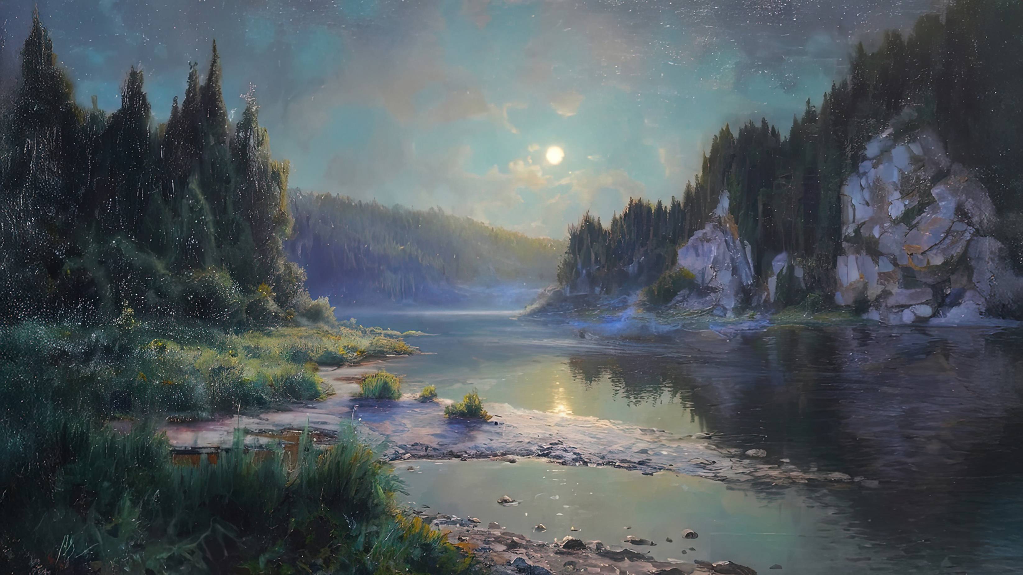 Вадим Зайнуллин — Уральский пейзаж, Кушва, р. Тура