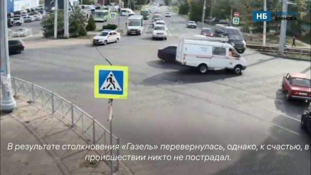 Курянку оштрафовали за ДТП с перевернувшейся «Газелью» спасателей