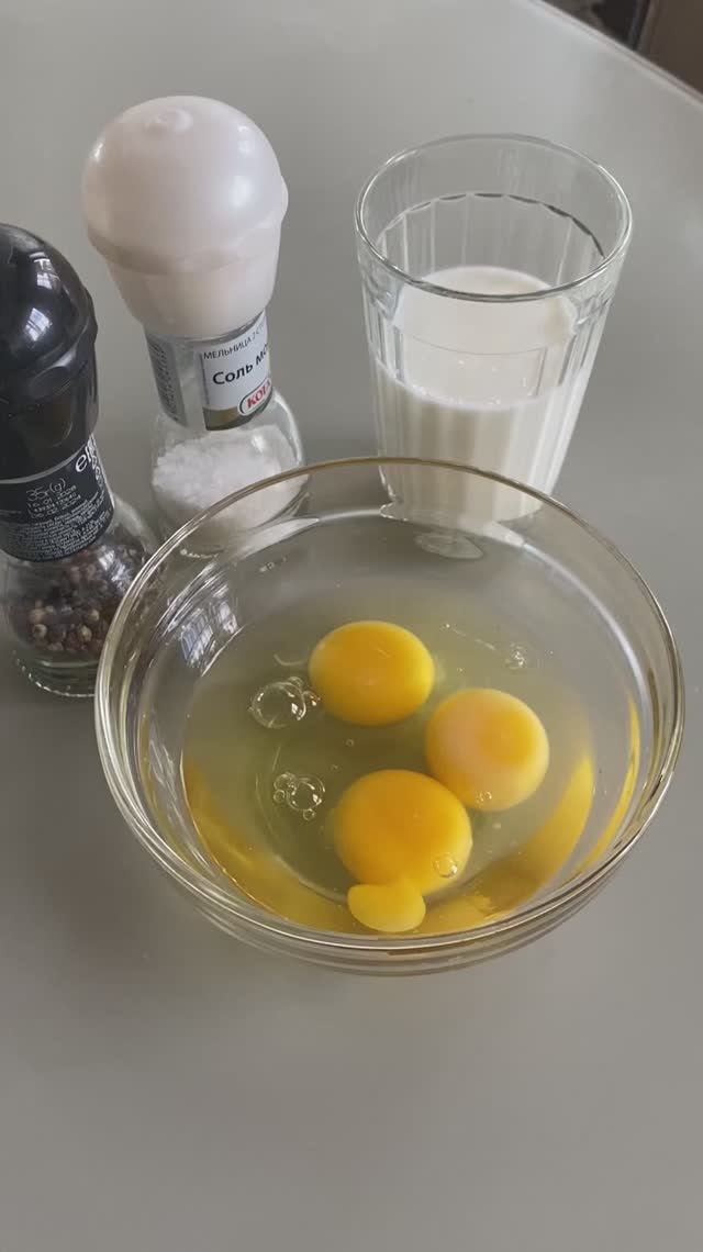 Омлет в СВЧ за 3 минуты