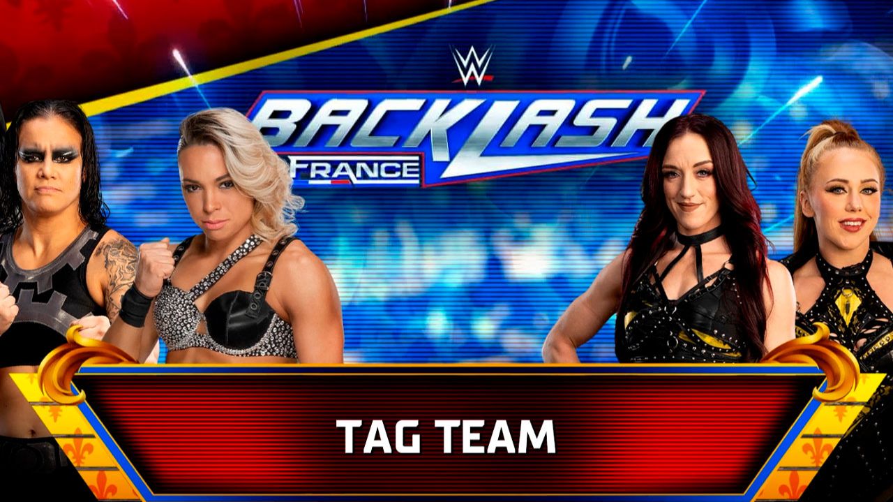 Zoey Stark & Shayna Baszler VS Alba Fyre & Isla Dawn - BackLash - WWE 2K25 #13