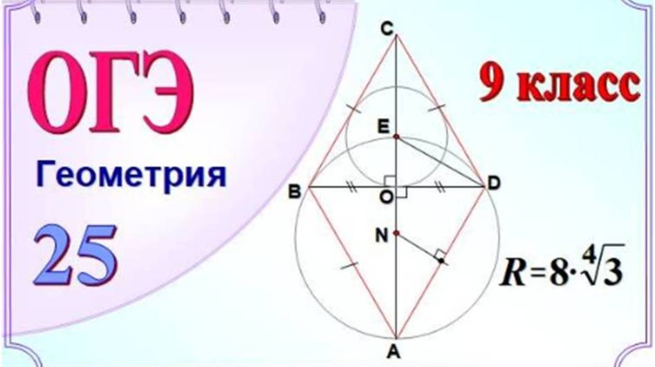 Площадь ромба. Квадратный корень и корень четвёртой степени