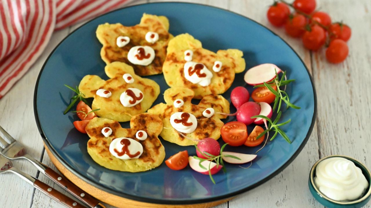 Драники-медвежки за 15 минут! 👶 Вкусный и безопасный завтрак для детей