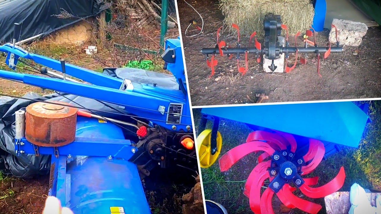 Как СОБРАТЬ 🔧 ФРЕЗЫ на ДВА НОЖА 🧐 для  мотоблока-мототрактора 🚜.