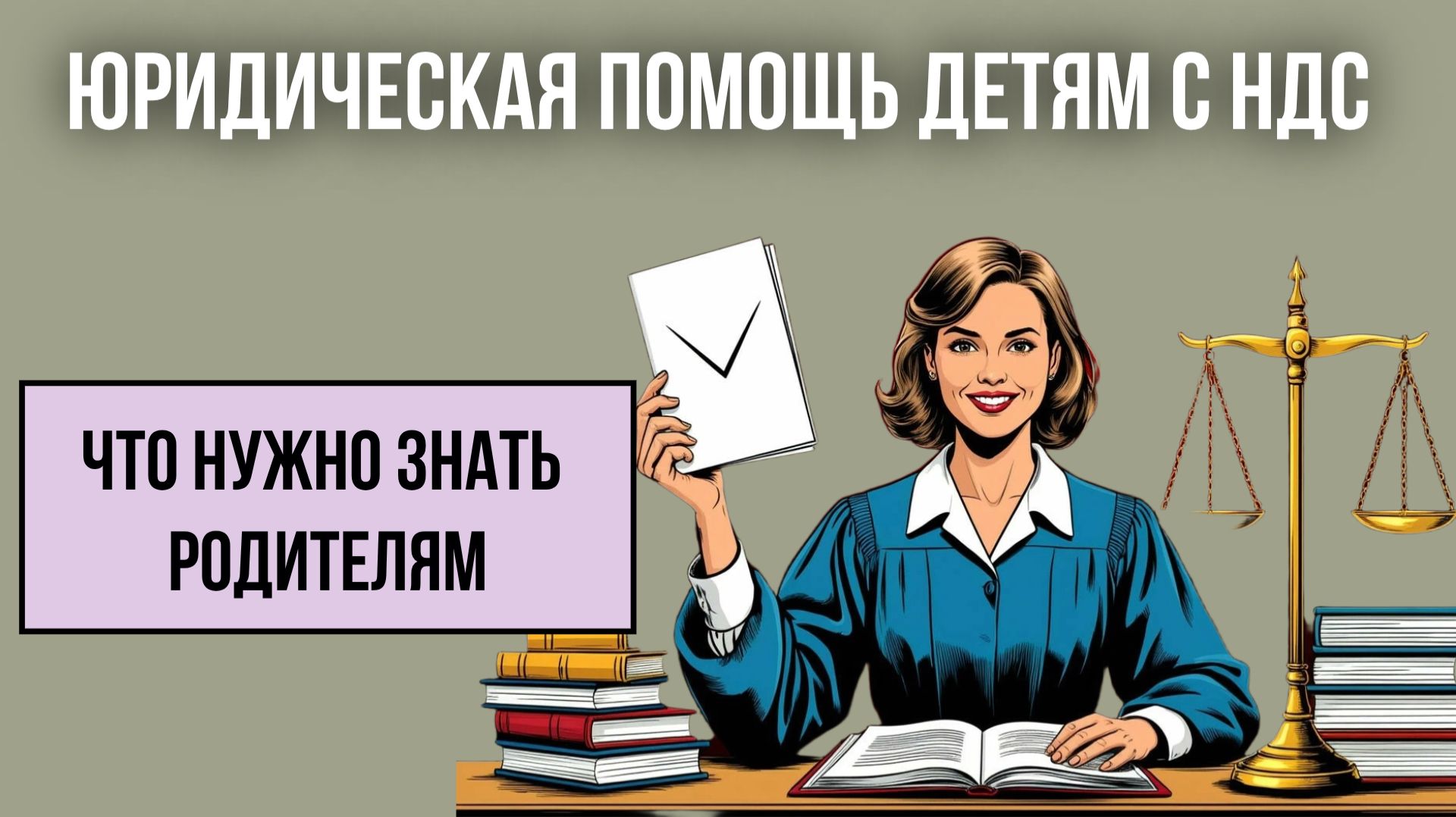Юридическая помощь детям с НДС. Что нужно знать родителям?