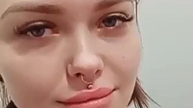 Прокол губ медуза