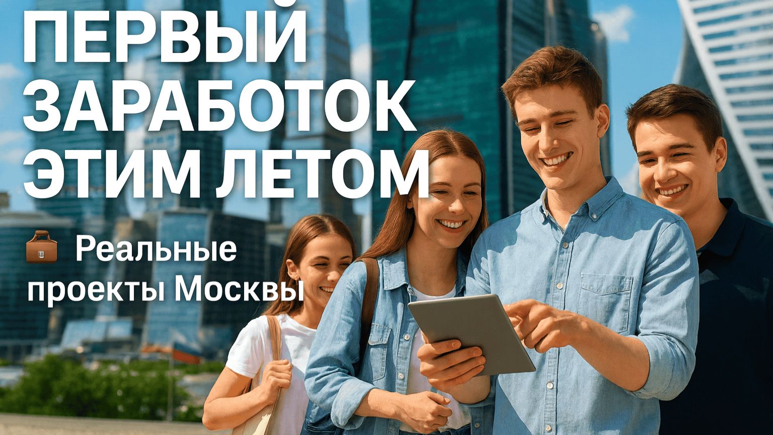 КАК ПОДРОСТКУ ЗАРАБОТАТЬ ЛЕТОМ В МОСКВЕ - СТАЖИРОВКИ И ПЕРВАЯ ЗАРПЛАТА