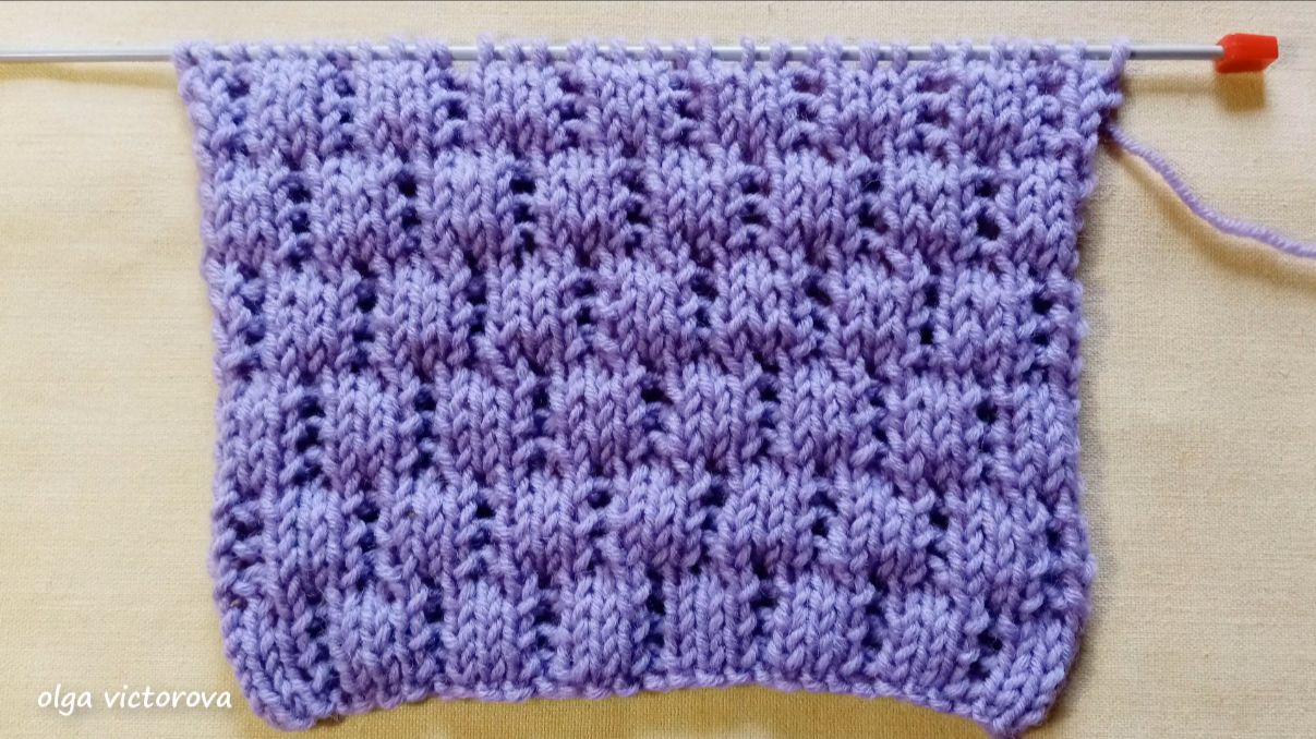 519 РЕЛЬЕФНЫЙ УЗОР С ЭФФЕКТОМ ОБЪЕМА Вязание Узоры спицами