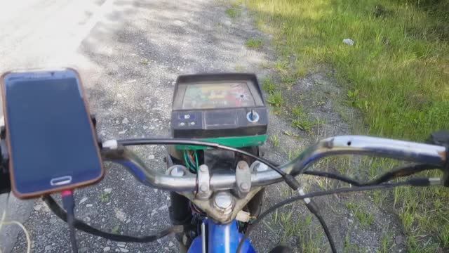 Максимальная скорость в горку. мопед дельта альфа 124сс