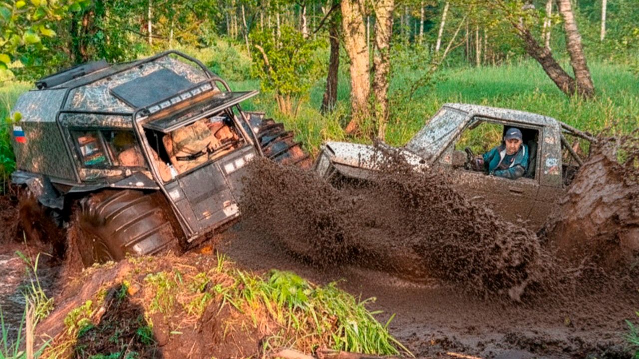 БАГГИ против ВЕЗДЕХОДОВ. Кто УТОНЕТ, а кто ПОБЕДИТ? 2 часть ПРОТИВОСТОЯНИЯ