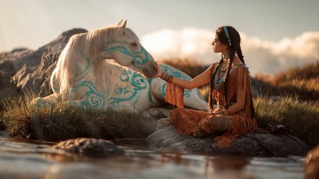 Последний закат - Расслабляющая музыка Индейцев, фоновая музыка для отдыха и медитации