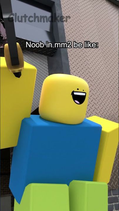 Noob in mm2 be like: #shorts #short #roblox #funny #robloxmemes