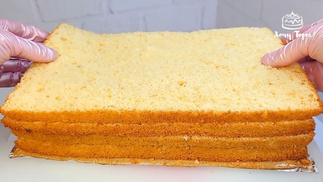 Пышный медовый бисквит 🍯 Невероятно нежный и ароматный! 💥