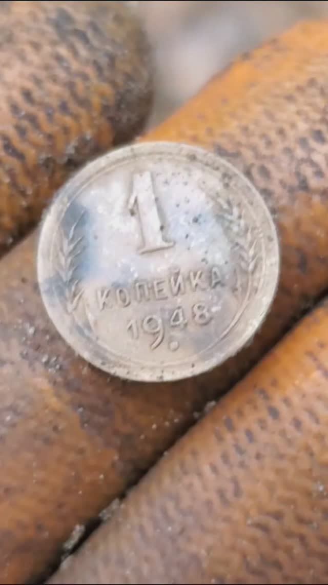 Нашёл 1 копейку 1948 года.