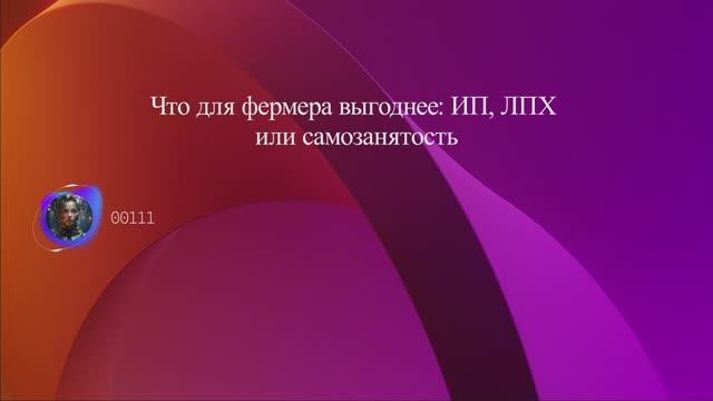 Что для фермера выгоднее: ИП, ЛПХ или самозанятость