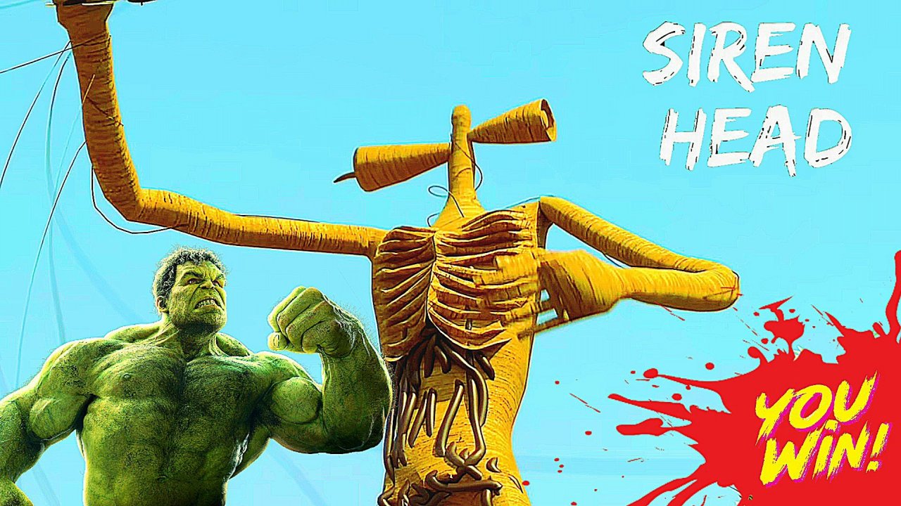 📢 СИРЕНОГОЛОВЫЙ 📢 - против ХАЛКА. SIREN HEAD vs HULK.