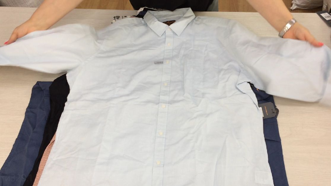 ⚡-14% СКИДКА⚡сти329.1. Рубашки мужские Johny Bigg сток