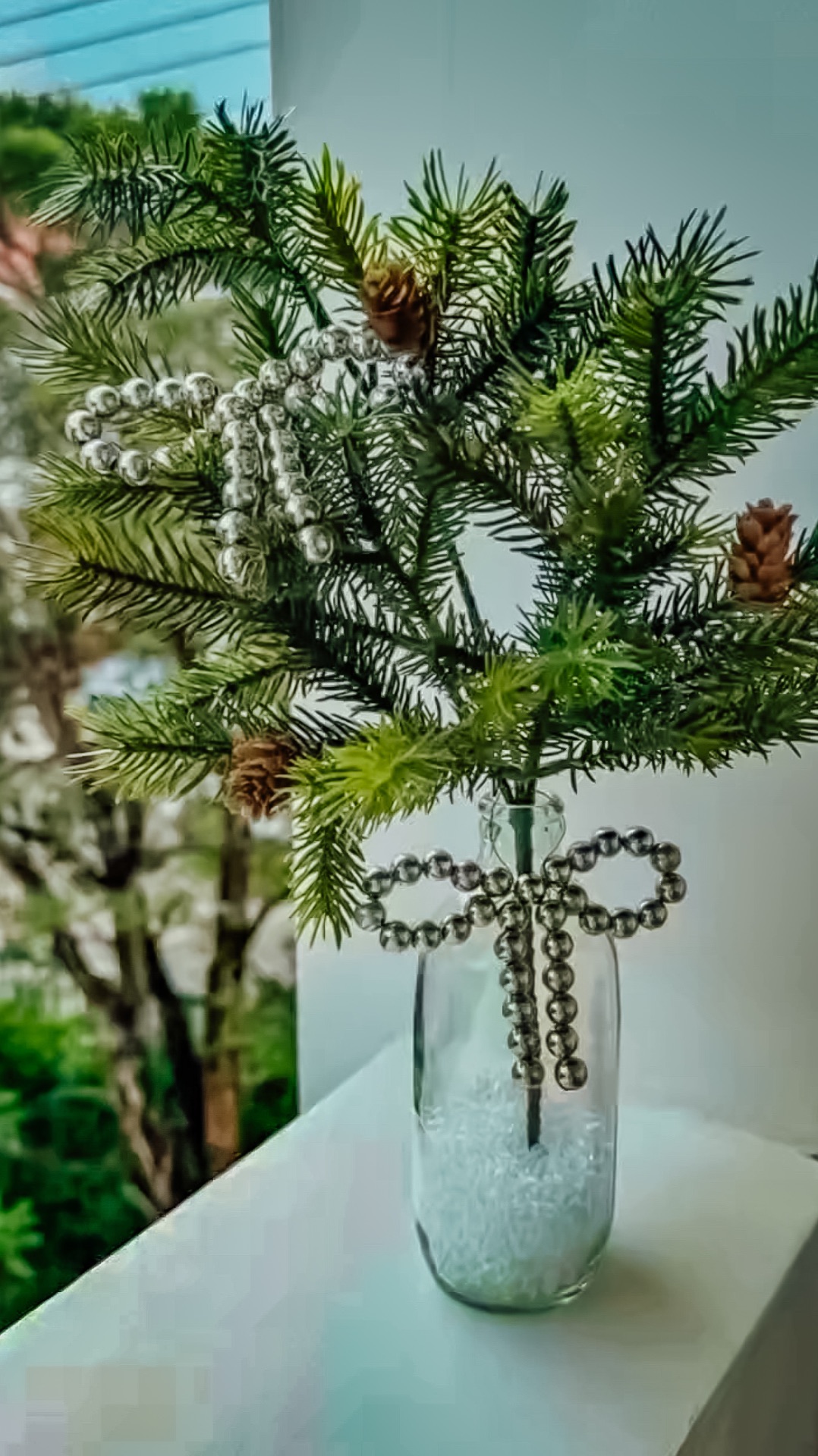 Милый бант 🎀 для декора новогодней елочки