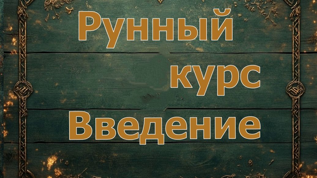 Открытая встреча - знакомство. Рунный курс "Базовый"