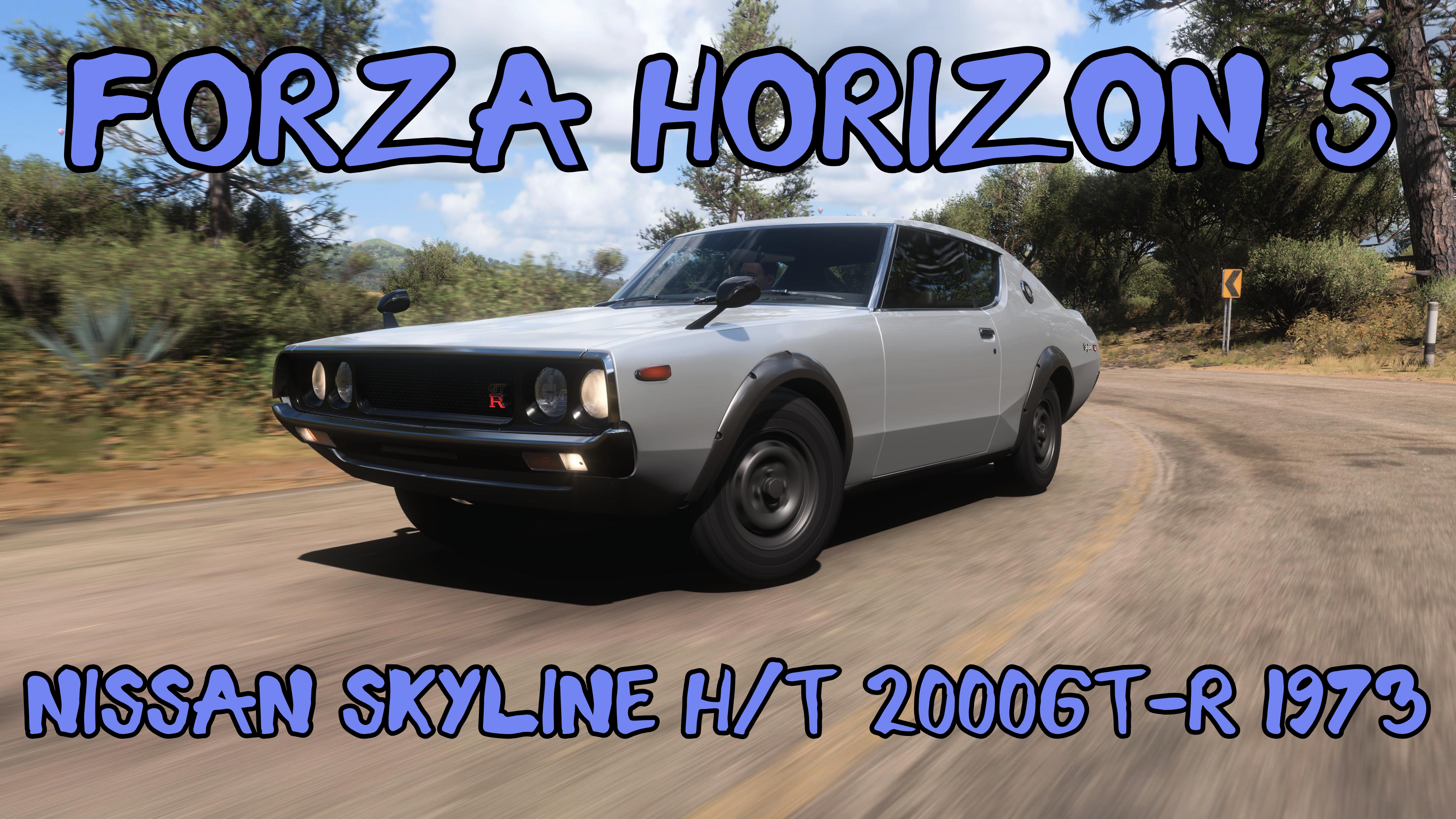 Японский гоночный миф воскресает! Nissan Skyline H/T 2000GT-R 1973 в Forza Horizon 5 🚗🔥