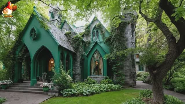 Сказочный дом мечты – 3D идея для вдохновения с планировкой и интерьером 🏡🏚️🏠 вариант (455)