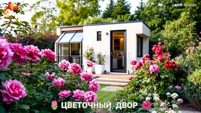 Цветы на участке и во дворе как красиво посадить фото идеи для вдохновения (172)